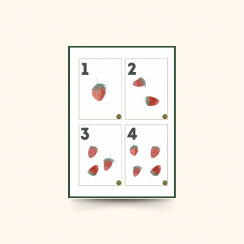Strawberry: Counting 1-10 – Mindful Home Education