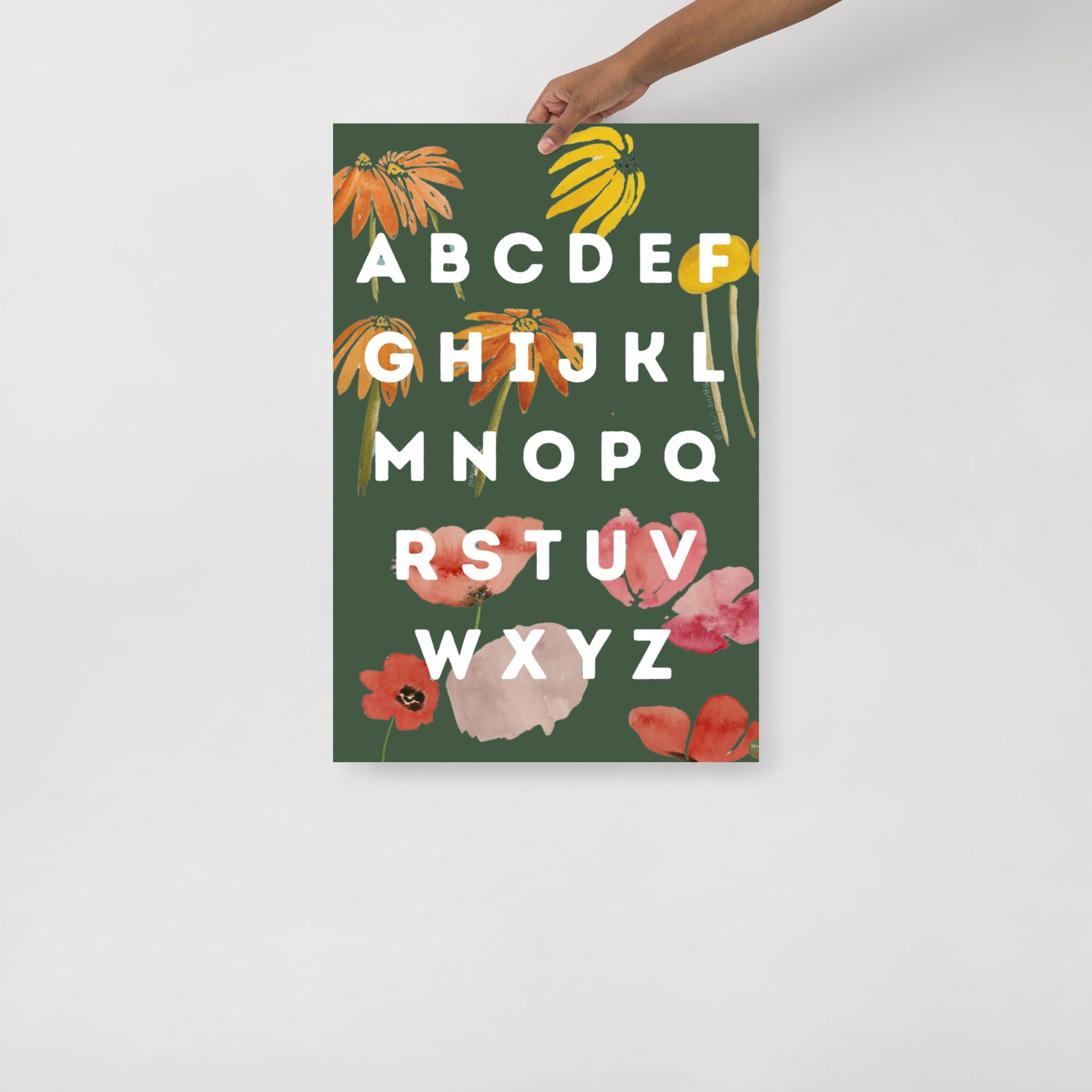 Alphabet Poster - Children’s Education Art – Mindful Home Education