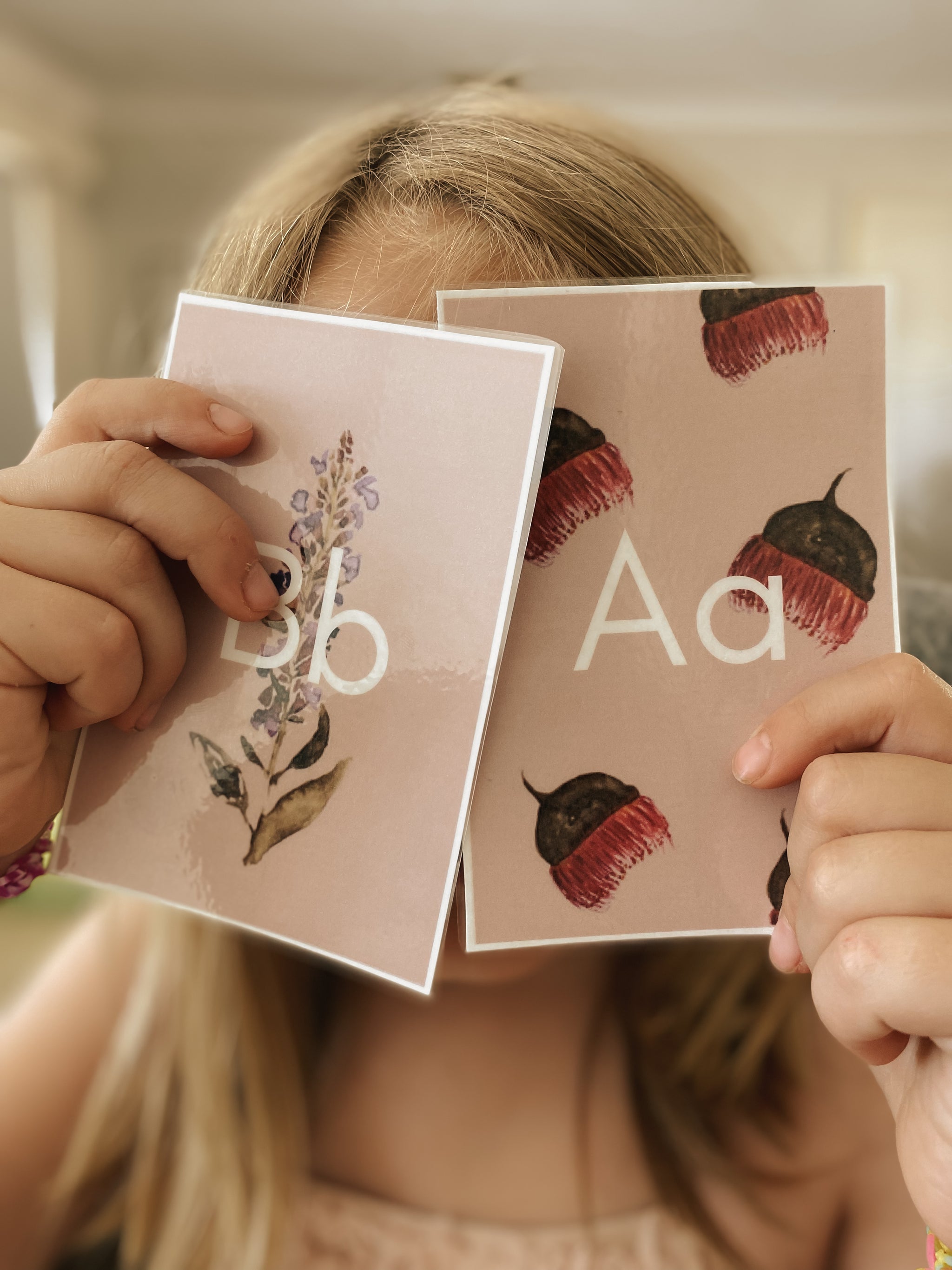 Pretty Floral Alphabet Flashcards for Children Printable – Mindful Home ...