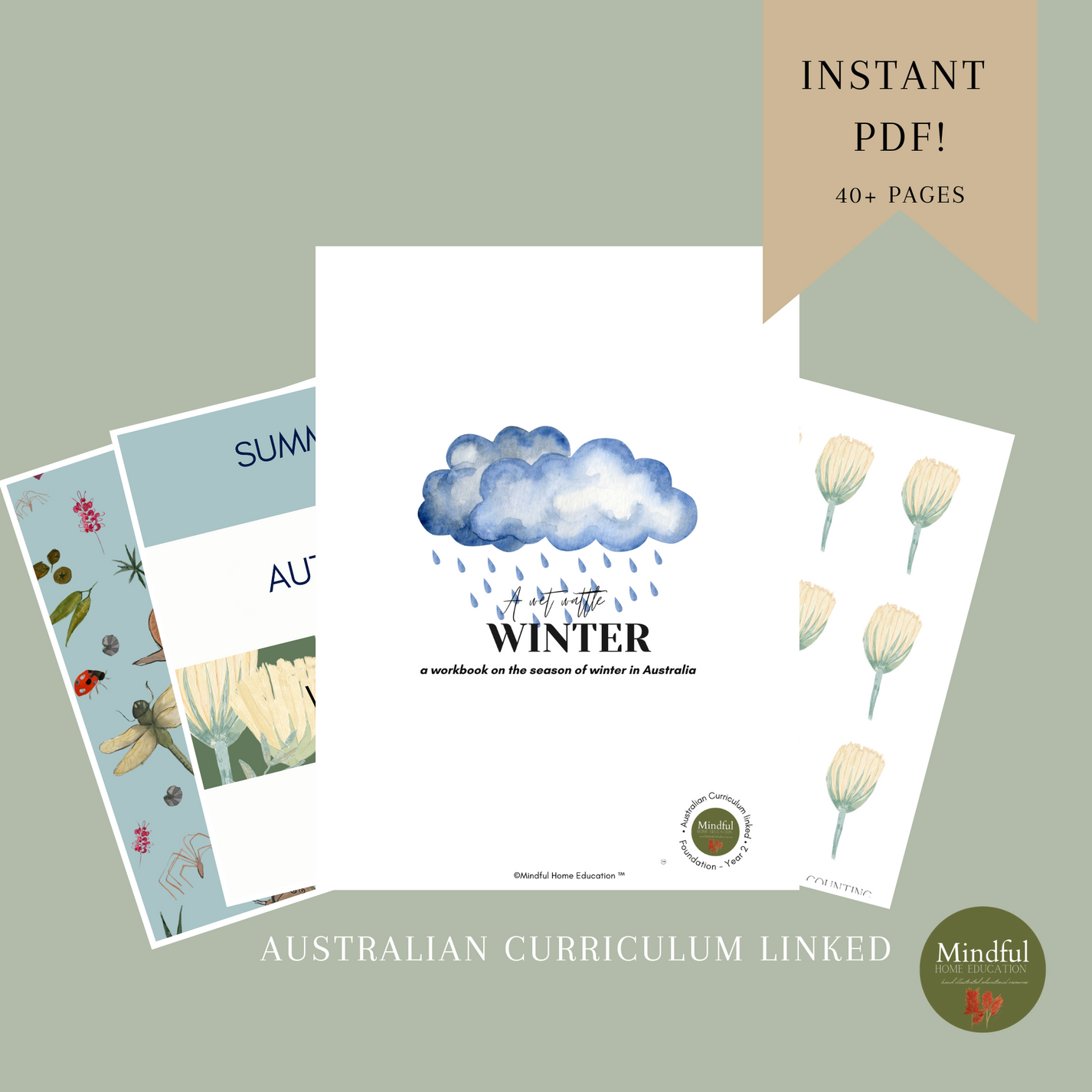 A Wet, Wattle Winter - A workbook on an Australian winter. – Mindful ...