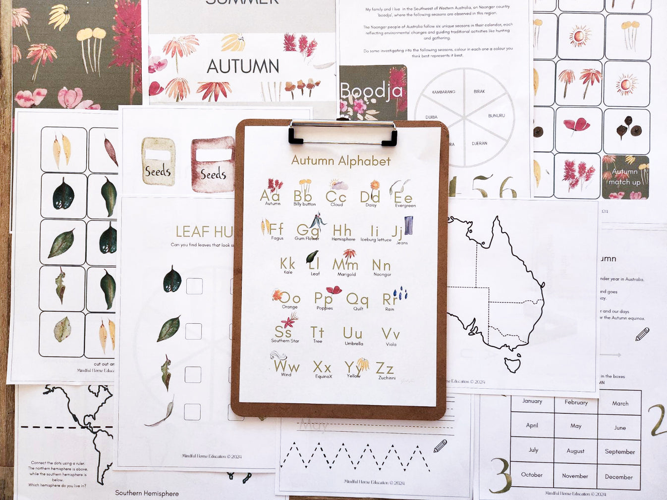 An Evergreen Autumn - Australian Curriculum Workbook (Foundation - Yea ...