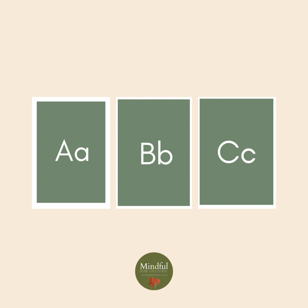 Alphabet Flashcards – Mindful Home Education