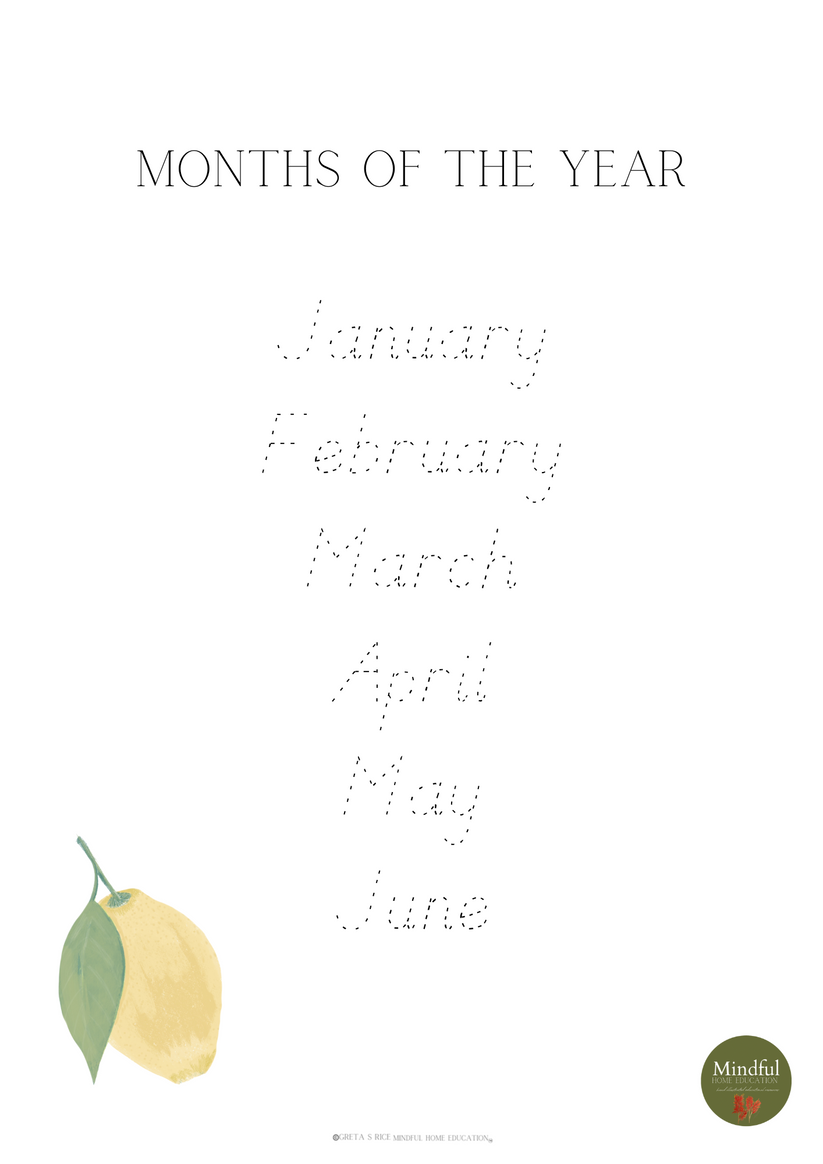 Tracing Workbook - Alphabet, Days of the Week, Months of the Year + mo ...