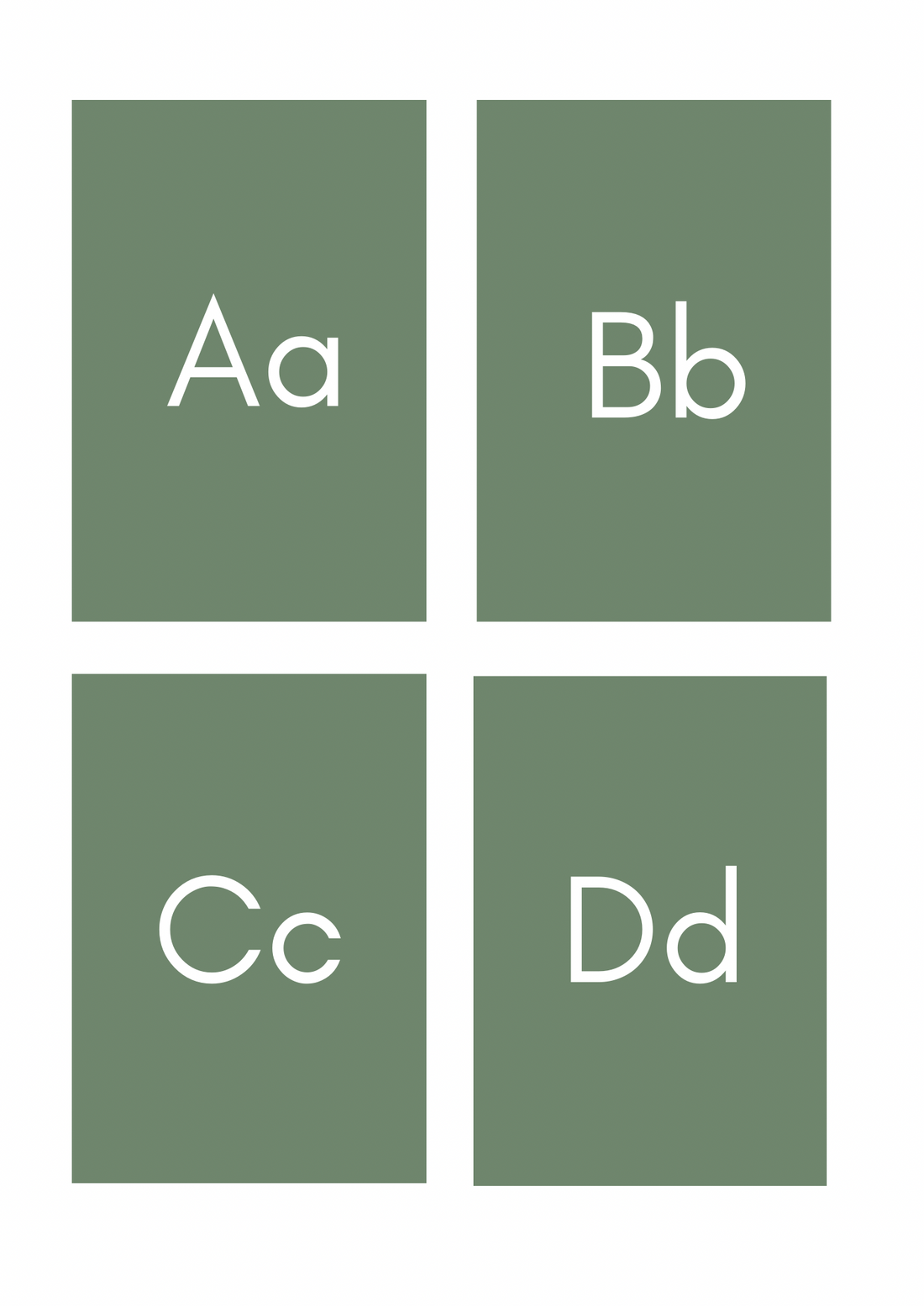 Alphabet Flashcards – Mindful Home Education