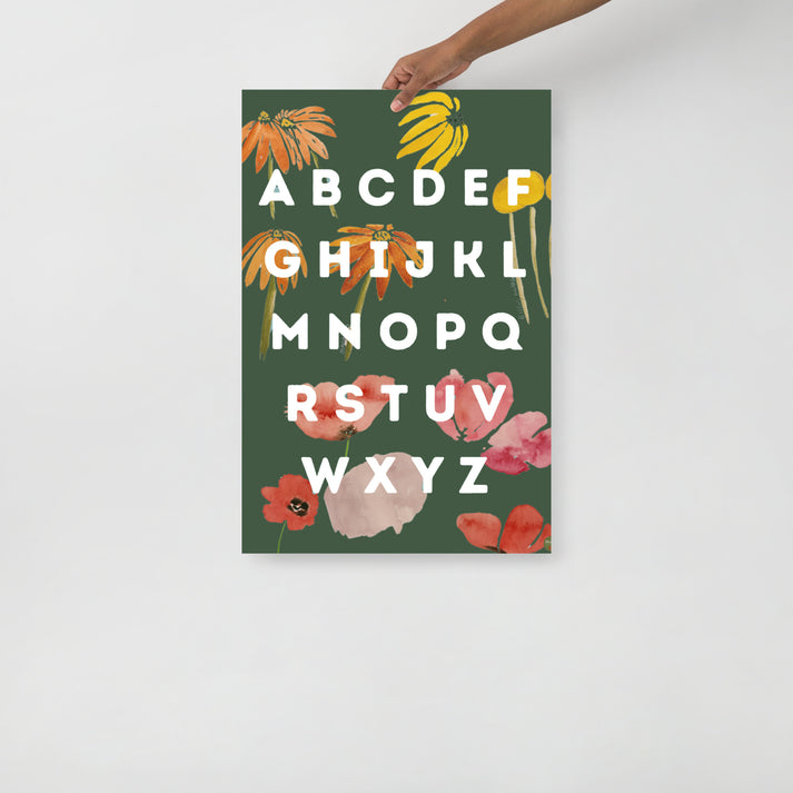 Alphabet Poster - Children’s Education Art – Mindful Home Education